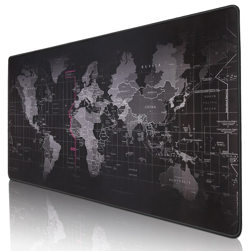 Large World Map Desk Gamer Mouse Pads - Icespheric £8.99