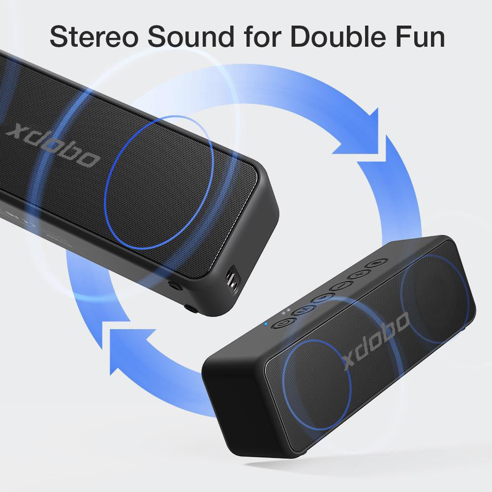 XDOBO X5 30W Wireless Bluetooth 5.0 Waterproof Speaker - Icespheric £64.99